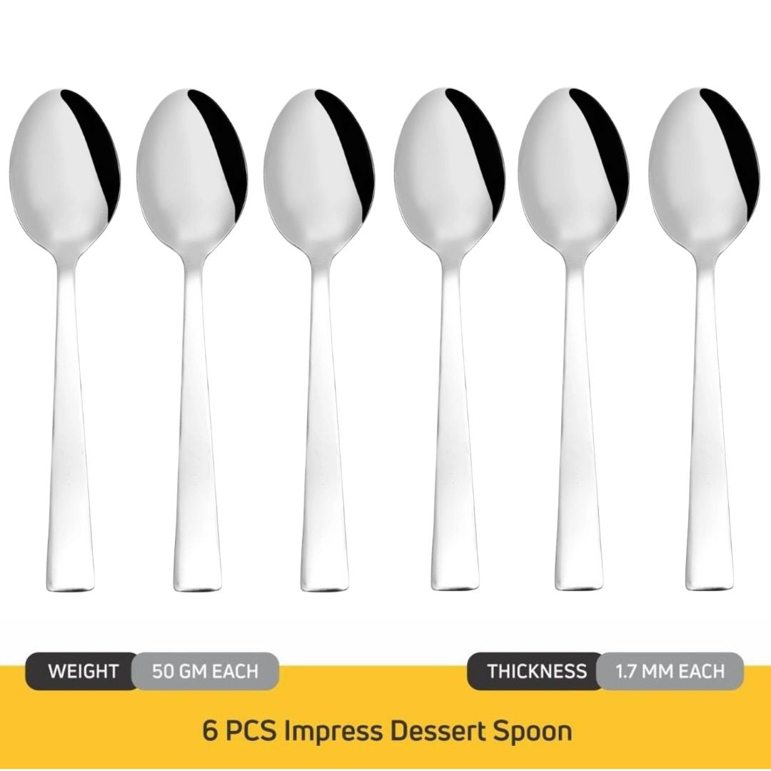 Cutlux Stainless Steel Dinning, Dinner Spoons, Table Spoon Set